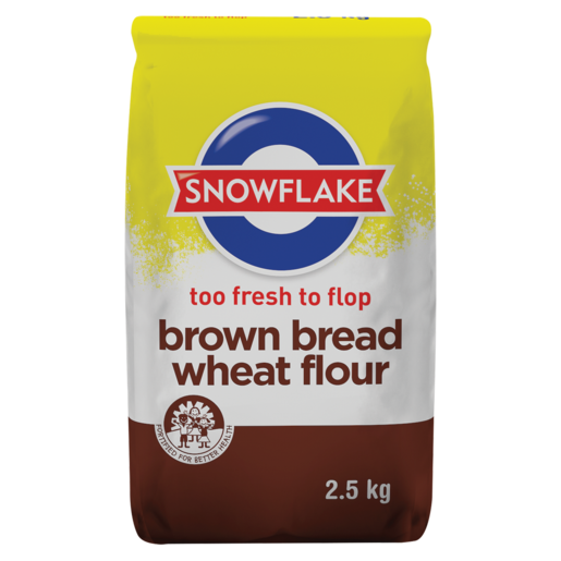 Snowflake Brown Bread Wheat Flour 2.5kg — AubergineFoods CA