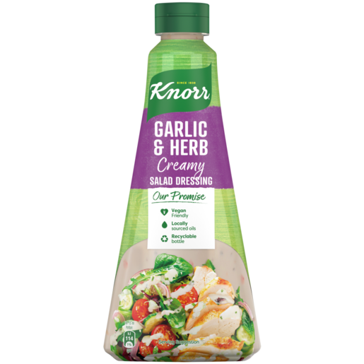 Knorr Creamy Garlic & Herb Salad Dressing 340ml — AubergineFoods CA