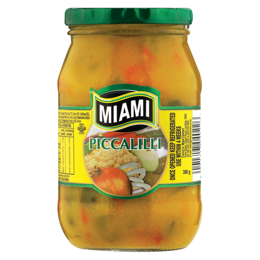 Miami Piccalilli Relish 380g — AubergineFoods CA