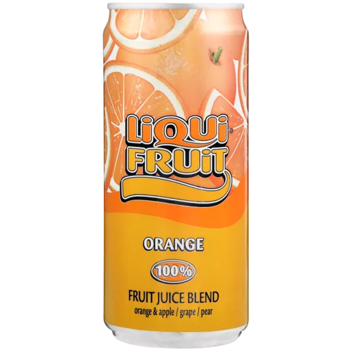 Liqui Fruit 100% Fruit Blend Orange Flavored Juice Can 300ml ...