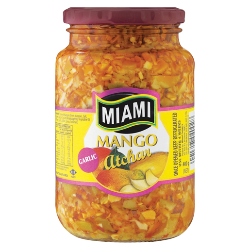 Miami Mango Atchar Garlic, 400g — AubergineFoods CA
