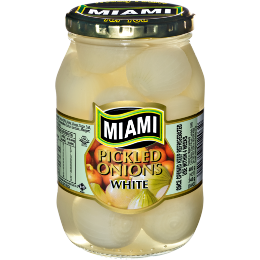 Miami White Pickled Onions 400g — AubergineFoods CA