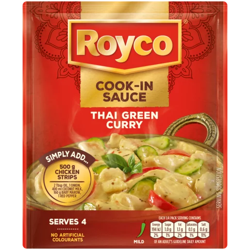 Royco Thai Green Curry Cook-In Sauce, 50g — AubergineFoods CA