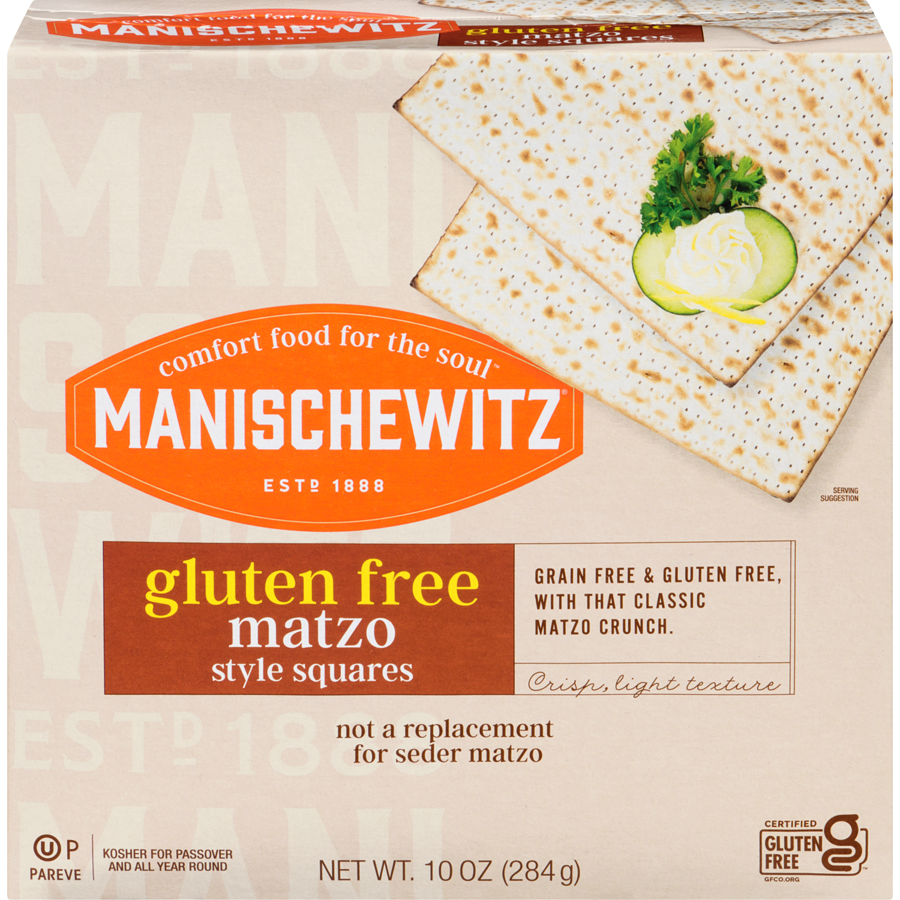 Manischewitz Gluten-Free Matzo Squares 284g — AubergineFoods CA