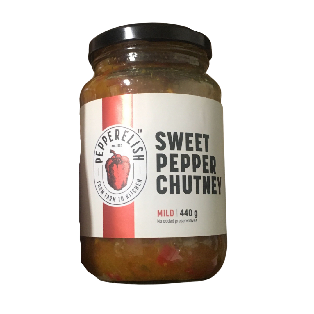 (Expired) Pepperlish Mild Sweet Pepper Chutney, 400g — AubergineFoods CA
