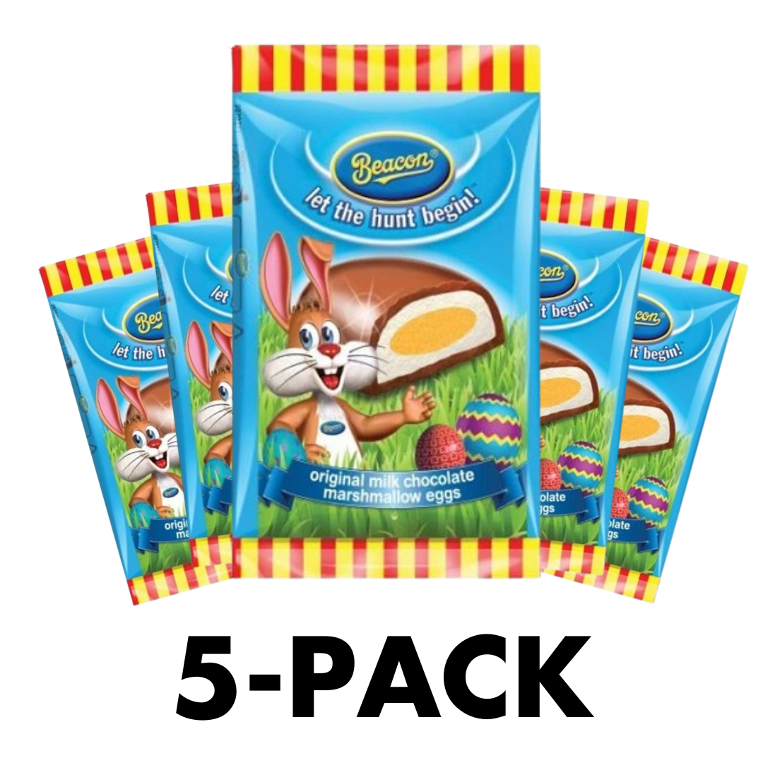 5-PACK Beacon Milk Chocolate Marshmallow Eggs, 5x17g — AubergineFoods CA
