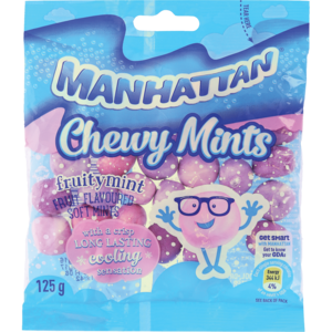 Manhattan Chewy Mints, 50g — AubergineFoods CA