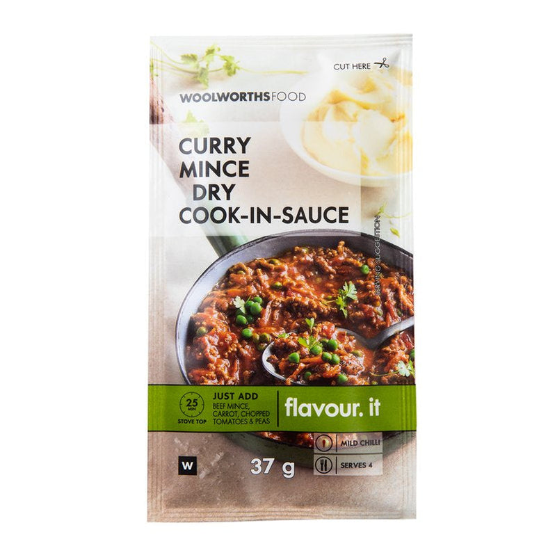Woolworths Curry Mince Dry Cook-in-Sauce 37g — AubergineFoods CA