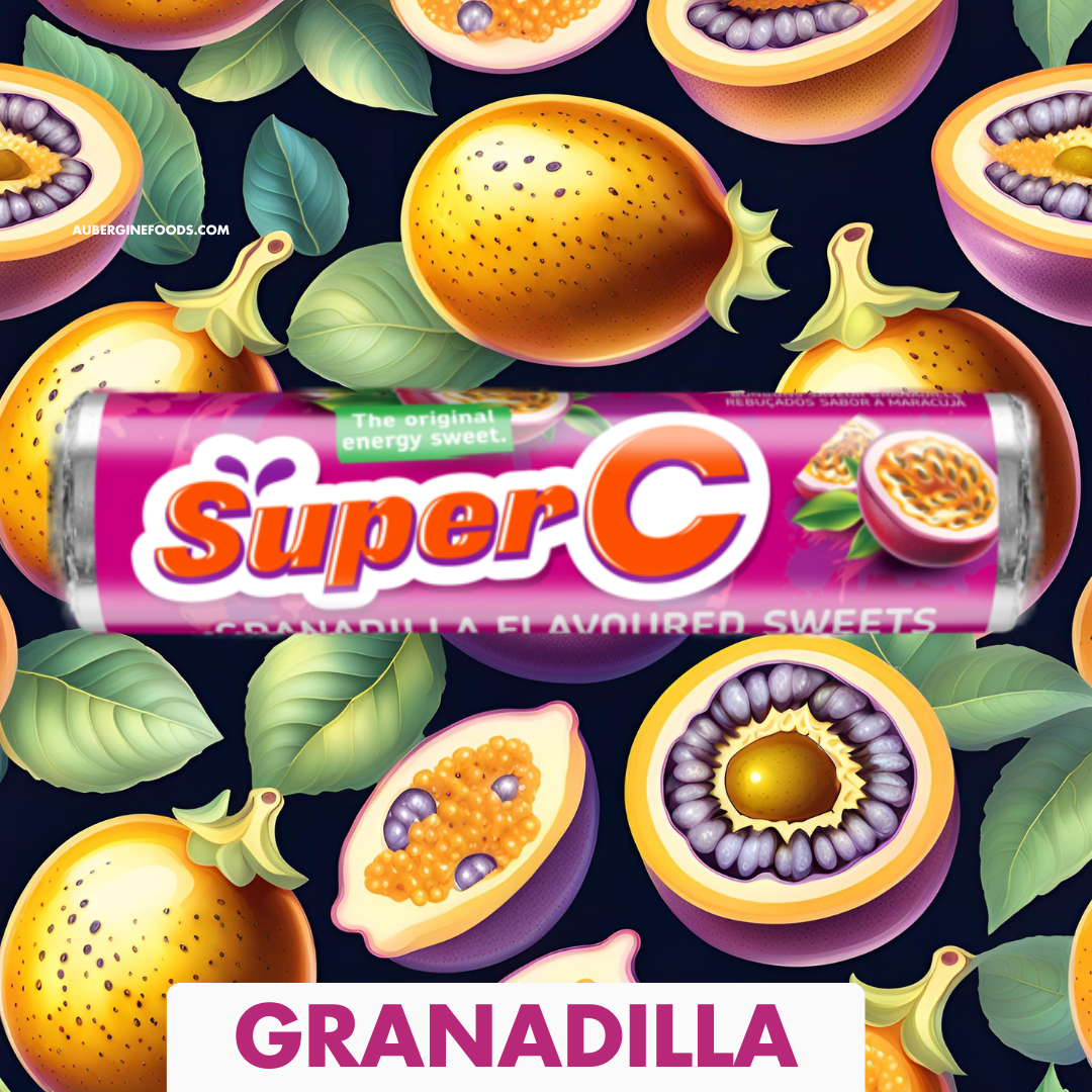 Super C Granadilla Flavored Sweets, 36.9g — AubergineFoods CA