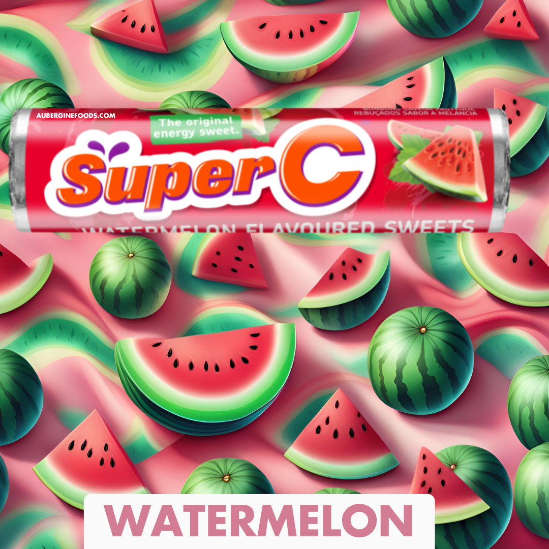 Super C Watermelon Flavored Sweets, 36.9g — AubergineFoods CA