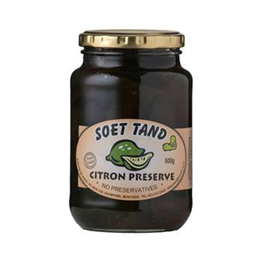 Soet Tand Citron Preserve, 500g — AubergineFoods CA