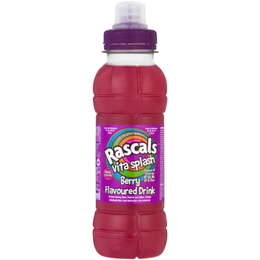 Rascals Vita Splash Berry Flavoured Drink 300ml — AubergineFoods CA