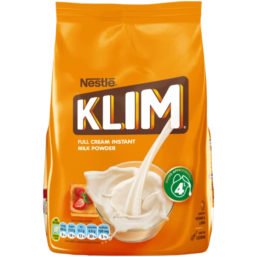 Nestlé KLIM Full Cream Instant Milk Powder 500g — AubergineFoods CA