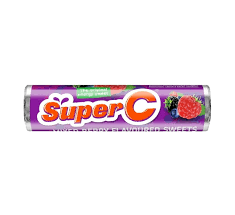 (Expired) Super C Mixed Berry Flavored Sweets, 36.9g — AubergineFoods CA