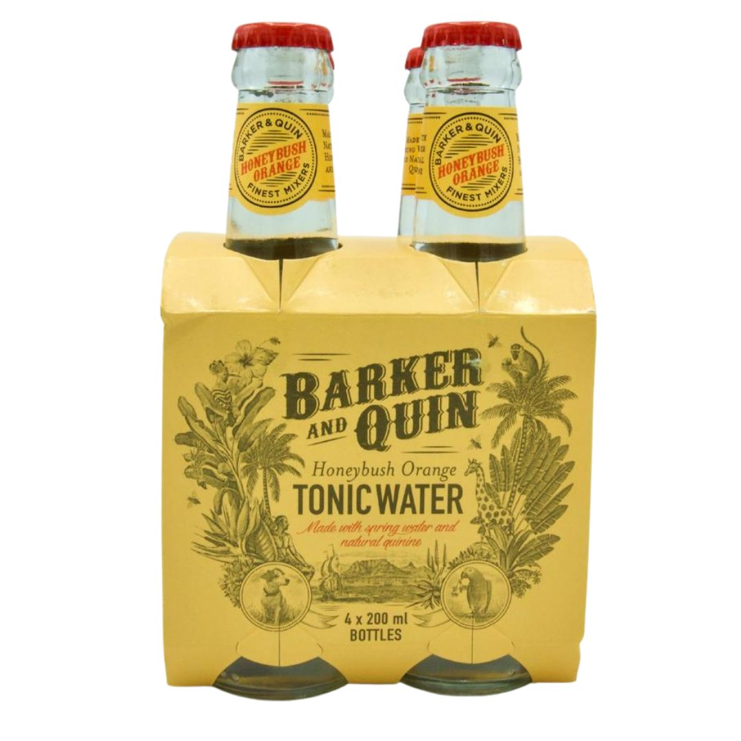 Barker and Quin Honeybush Orange Tonic Water, 4x200ml — AubergineFoods CA