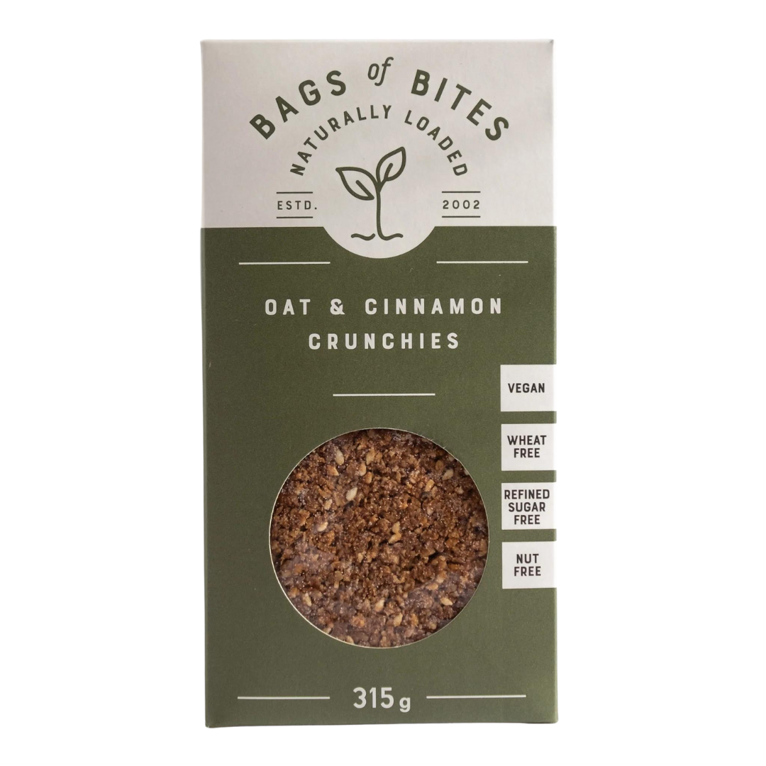 Bag of Bites Naturally Loaded Oat & Cinnamon Crunchies, 315g ...
